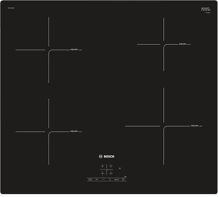 Bosch PIE611BB1E inbouw inductiekookplaat met PowerBoost en Timer ...